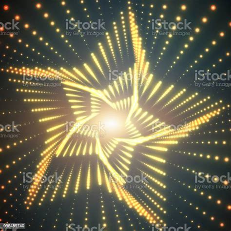 벡터 플레어 청록색 바탕에 빛나는 무한 스타 꼬인된 터널 빛나는 포인트 터널 분야를 형성 한다 추상 사이버 화려한 배경입니다 우아한 현대 기하학적 배경 화면입니다 3차원