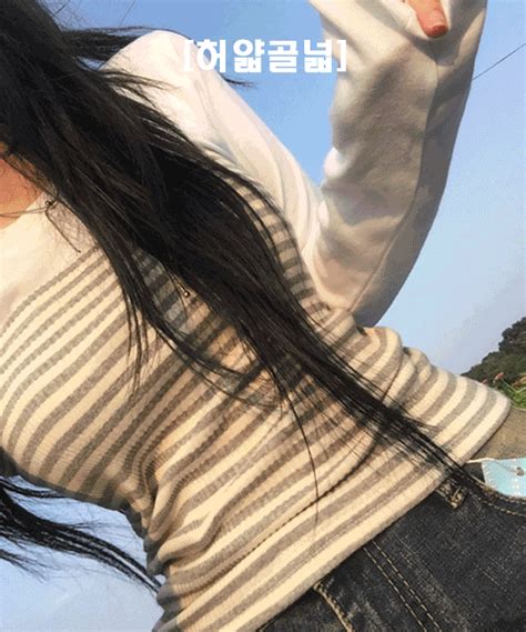 당일발송💕 [여리핏 일체형] 파우더 단가라 셔링t 에이블리