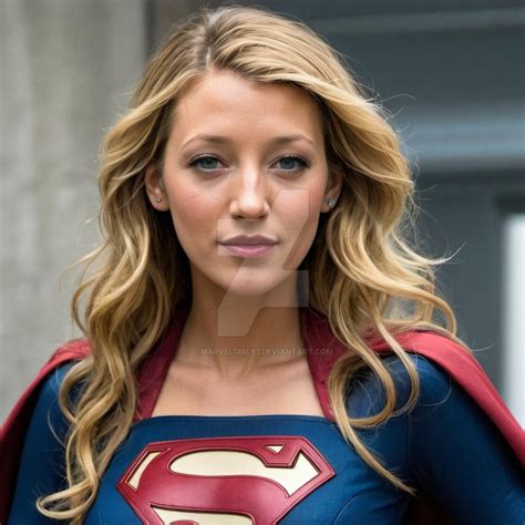 Blake Lively As Supergirl By Marvelgirl82 On Deviantart