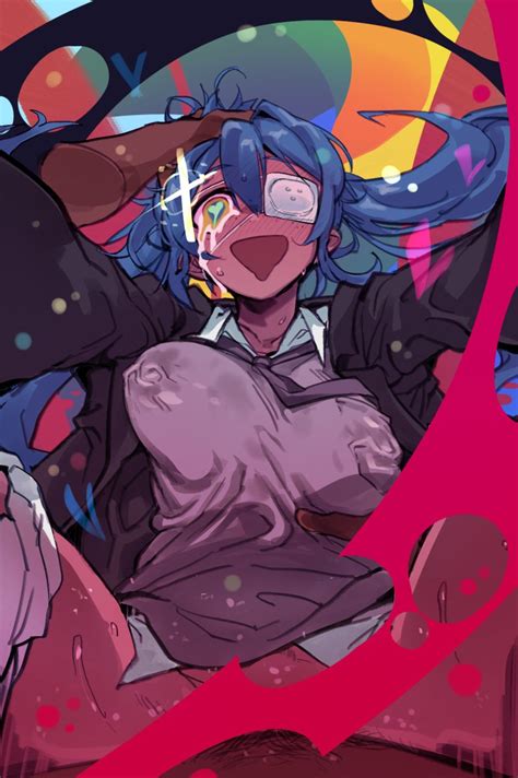 Rule 34 1girls Alternate Version At Paywall Big Breasts Blue Hair Blush Bottomless Bouncing