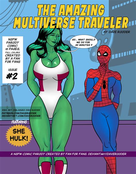 the amazing multiverse traveler issue 2 cover by daverooder on