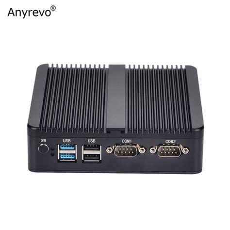 Aluminum Case Fanless Soft Router Intel Celeron J4105 J4125 Mini Pc Quad Core Htpc With 2