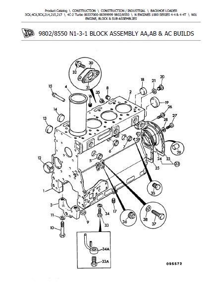 Jcb 4c 2 Turbo Backohe Loader Parts Catalogue Manual Serial Number 0 Freesampleservicemanual