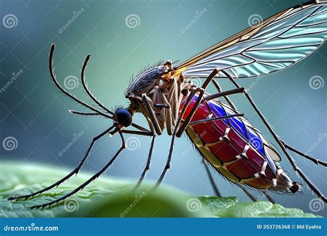 Zica Virus Aedes Aegypti Mosquito On Human Skin Dengue Chikungunya