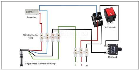 Submersible Pump Control Box Connection Wiring Motor Control Box