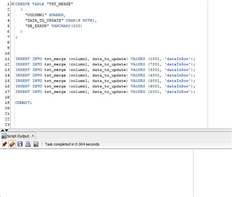 Sql Error Logging With Merge Query In Oracle 11 Stack Overflow