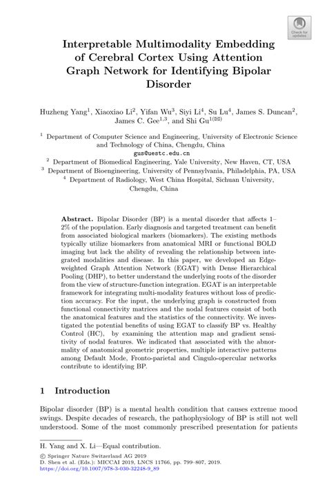 Pdf Interpretable Multimodality Embedding Of Cerebral Cortex Using