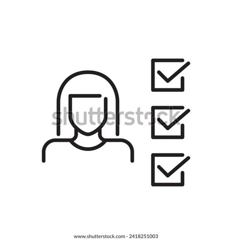 User Profile Check Marks Job Candidate Stock Vector Royalty Free 2418251003 Shutterstock