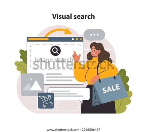 visual search engine ai self learning computing stock vector royalty free 2366506467