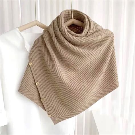 Korean Knitted Shawl Warm Wool Blend Scarf For Winter From Dhgate