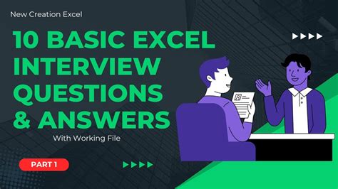 Basic Excel Interview Questions And Answers Part 1 Youtube