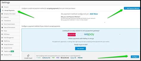 How To Set Up Payment Methods Yapsody Support