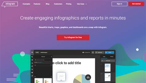 4 websites to create beautifully designed infographics and charts