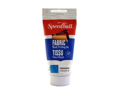 Speedball Fabric Block Printing Ink Turquoise 25oz