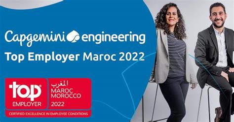 Capgemini Engineering Reconnu Top Employer 2022 Au Maroc Dreamjobma
