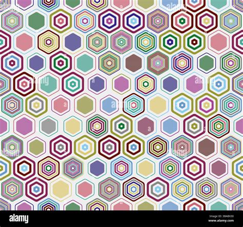 Geometric Template Background Geometric Elements Of Varied Style And Color Hexagonal Shapes