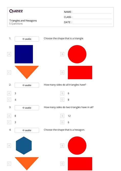 50 Hexagons Worksheets On Quizizz Free And Printable