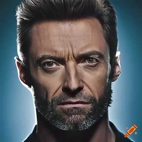 Hugh Jackman As Wolverine Serious Face On Craiyon