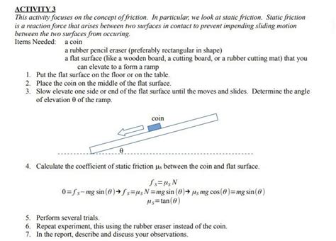 Solved ACTIVITY This Activity Focuses On The Concept Of Chegg