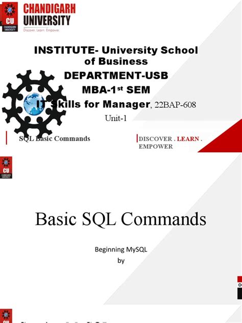 Sql Mysql Commands Basic Pdf Software Development Software