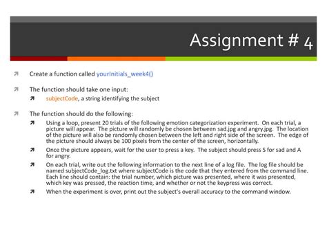 Ppt Introduction To Psychtoolbox In Matlab Powerpoint Presentation