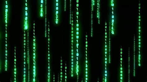 Matrix Screensaver Rain Code Binary English Vj Loop Matrix Animation