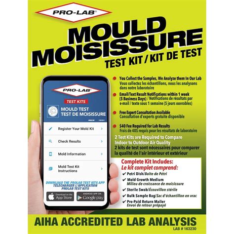 Pro Lab Pro Lab Mold Test Kit Mo109 Home Depot Canada