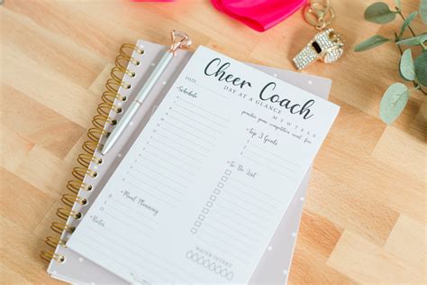 Custom Printable Cheer Coach Planner Pdf • The Cheer Coach Planner