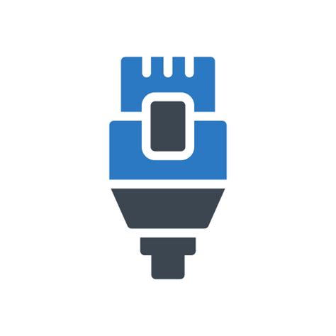 Usb Port Generic Blue Icon