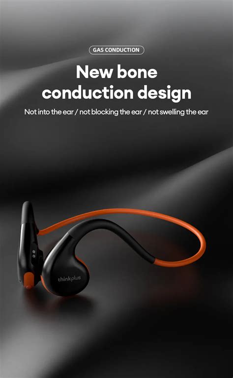 Lenovo X7 หฟงบลทธ คณภาพเสยง HiFi กนนา สแตนดบายนาน สาหรบเลนกฬา ระบบ Bone Conduction