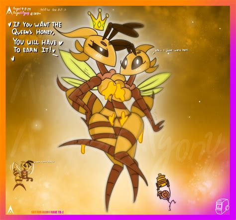 Rule 34 2girls Agonywelds Antennae Anthro Ass Bee Bee Girl Big