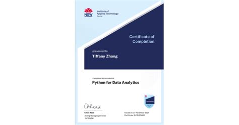 tiffany zhang on linkedin python for data analytics tiffany zhang