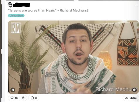 An Assadist Sex Pest Is Allowed To Slander Half Of The Worlds Jews As