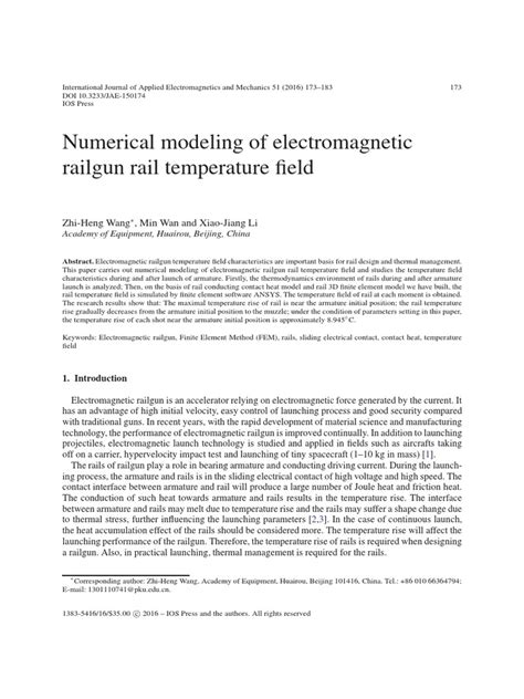 numerical modeling of electromagnetic pdf thermal conduction friction