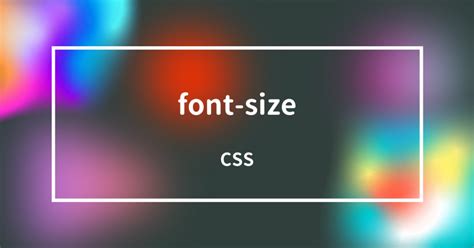 【css】font Sizeプロパティでフォントサイズを指定しよう Htmlandcss辞典