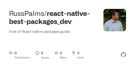 Github Russpalmsreact Native Best Packagesdev Fork Of React Native
