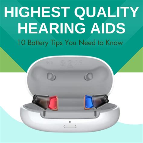 Highest Quality Hearing Aids Battery Tips You Need To Know Sphere Speech Hearing Care