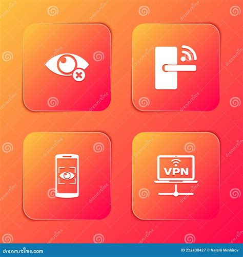 Set Invisible Or Hide Digital Door Lock With Wireless Mobile And Eye