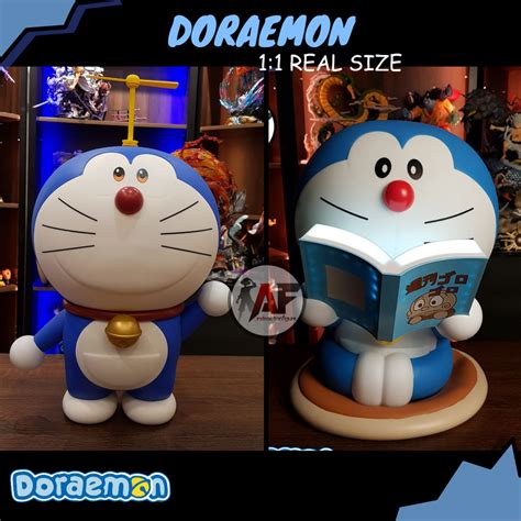 Jual Jumbo Doraemon Standing And Reading Book 11 51cm Real Size Design