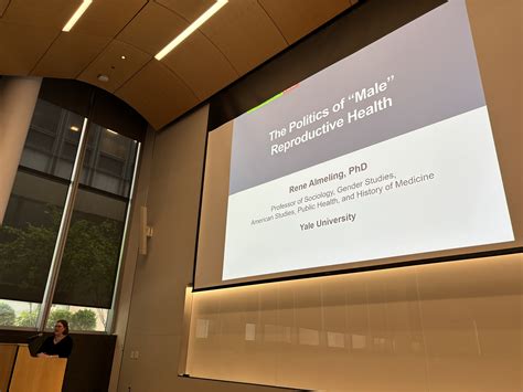 Dr Rene Almeling Delivers Crs Special Seminar Center For Reproductive Science Feinberg