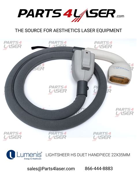 Lumenis Lightsheer Hs Duet Handpiece 22x35mm Repair Your Hand Piece