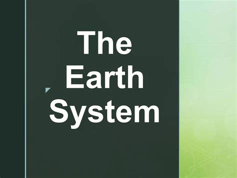 Earths Subsystem Ppt