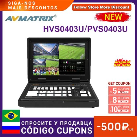 AVmatrix HVS0403U PVS0403U Video Switcher MICRO 4 CHANNEL HDMI ...