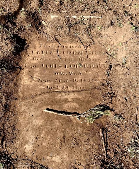 Capt James Lambright 1804 1854 Find A Grave Memorial