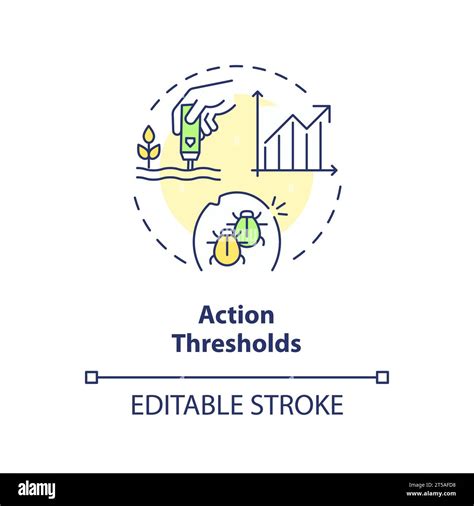 2d Simple Thin Line Icon Action Thresholds Concept Stock Vector Image And Art Alamy