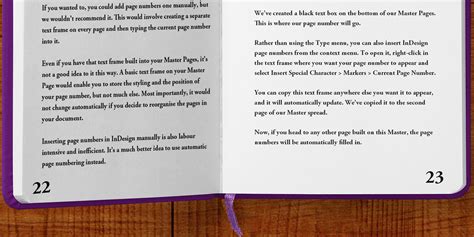 how to add numbers in adobe indesign