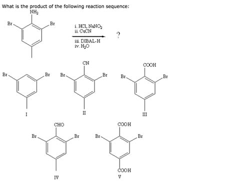 Solved What Is The Product Of The Following Reaction