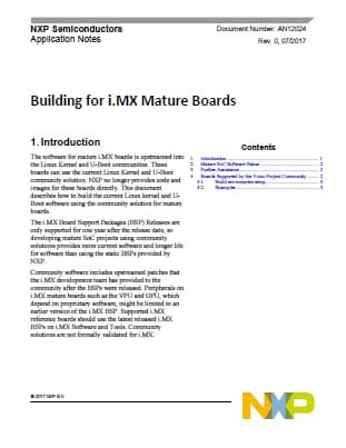 I MX Mature Processors NXP Semiconductors