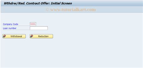 FNA SAP Tcode Policy Offer Withdrawal