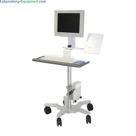 Cart Medical Adjustable Height Computer 26 W X 17 D X 45 H Fits To 45 To 7 Cpu Gcx